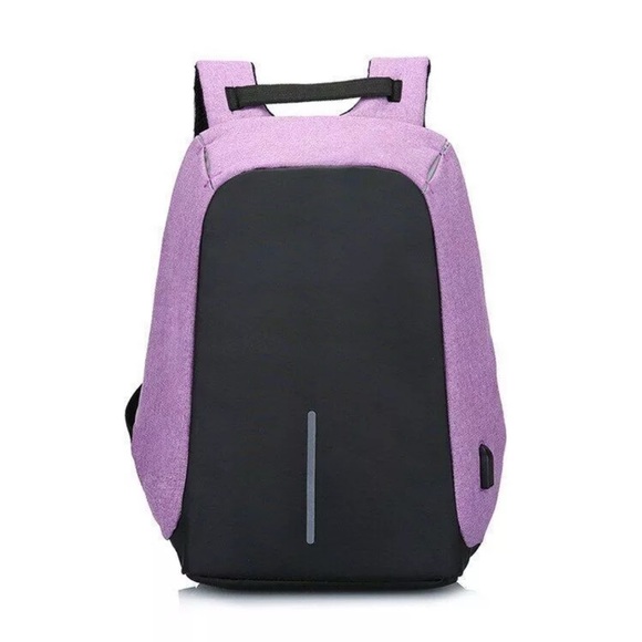 East West | Accessories | Stylish Black And Purple Backpack | Poshmark
